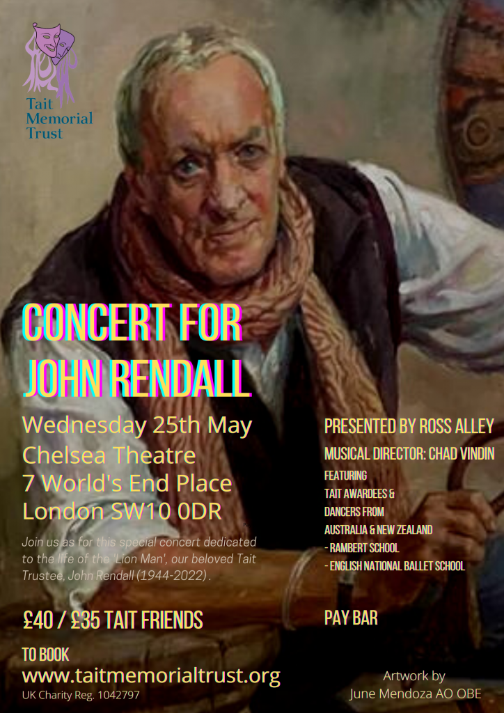 John Rendall – Tait Memorial Trust